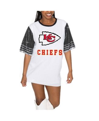 Gameday Couture Women's White/Black Kansas City Chiefs Bling It Full ...