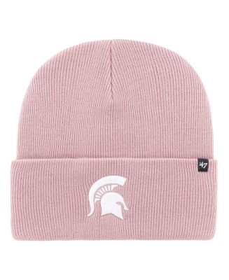 '47 Brand Women's Pink Michigan State Spartans Haymaker Cuffed Knit Hat ...