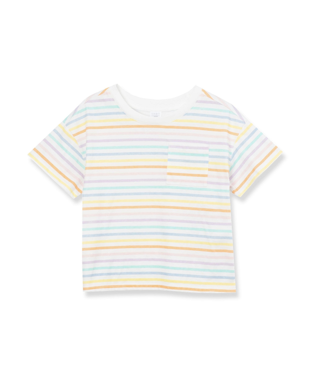 Click here for Lands End Girls Meet and Greet Pocket Tee - Colorf... prices