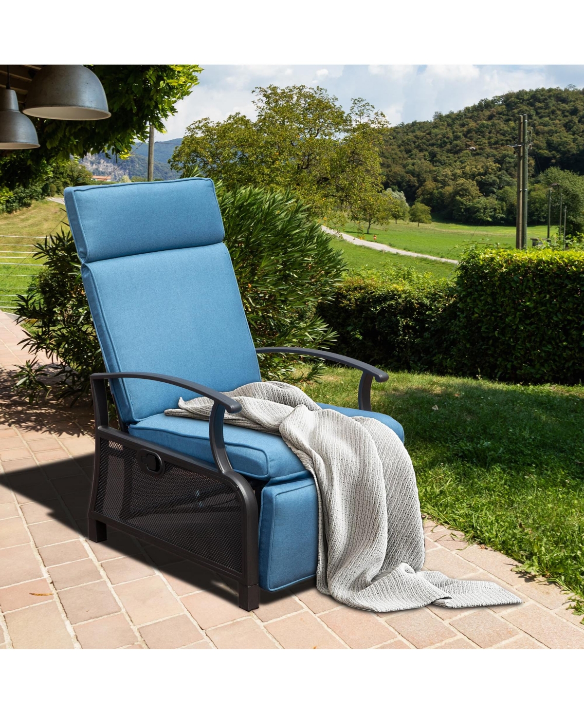 Click here for Mondawe Adjustable Patio Recliner Chair Lounge Cha... prices
