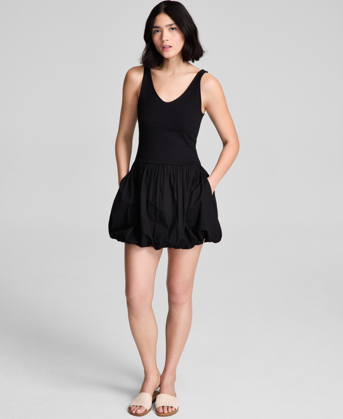 Click here for And Now This Womens Bubble-Hem Mini Dress  Exclusi... prices