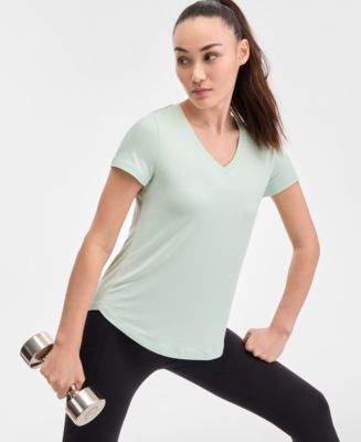 ID Ideology Women's V-Neck Performance T-Shirt, Created for Macy's - Macy's