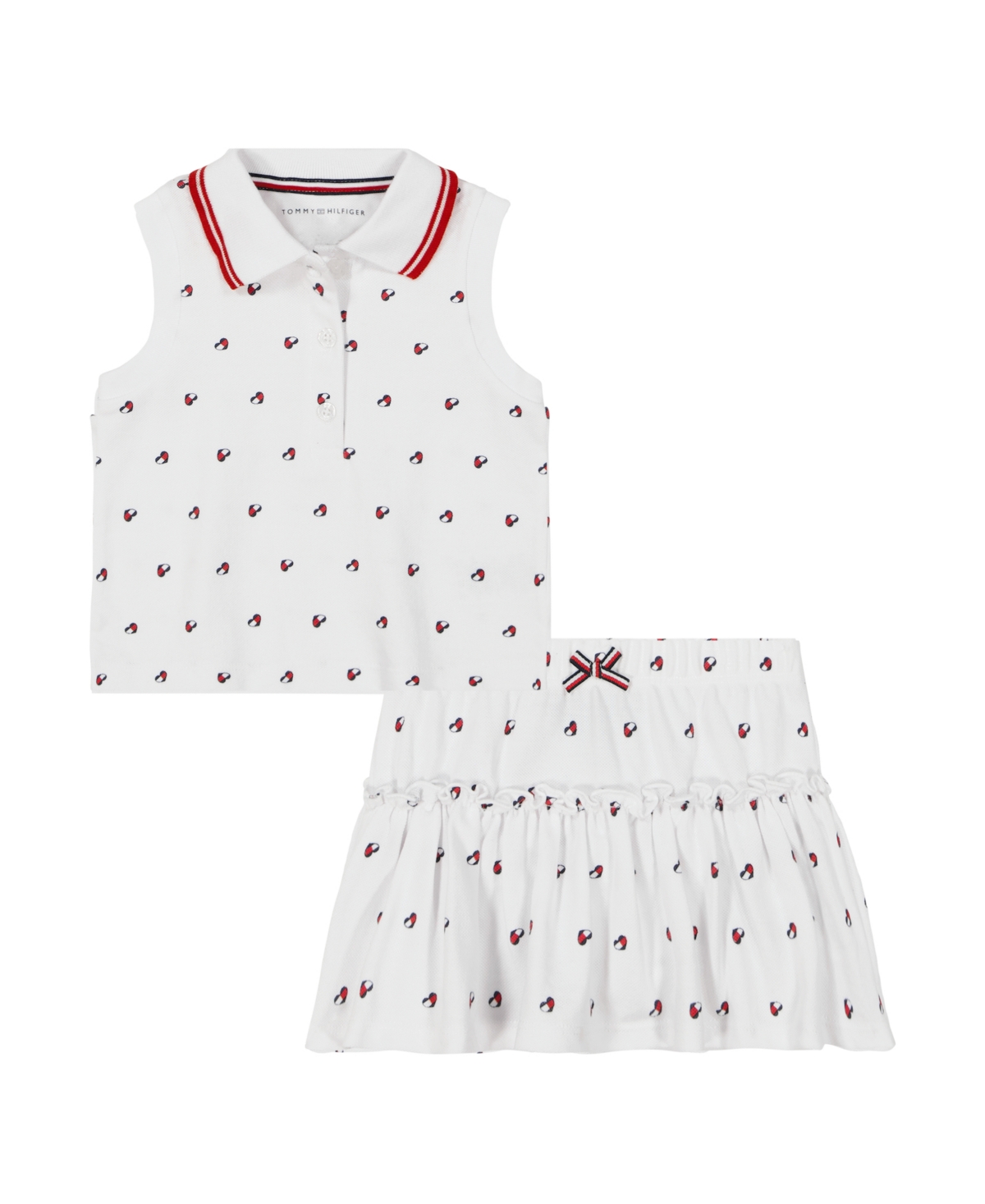 Click here for Tommy Hilfiger Baby Girl 2-Piece Sleeveless Pique... prices