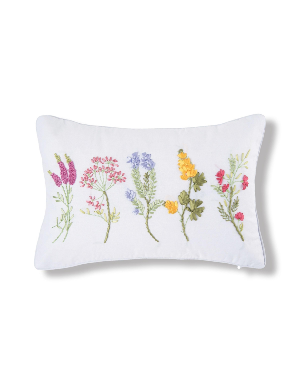 Click here for Botanical Hand Crafted Ribbon Art Pillow prices
