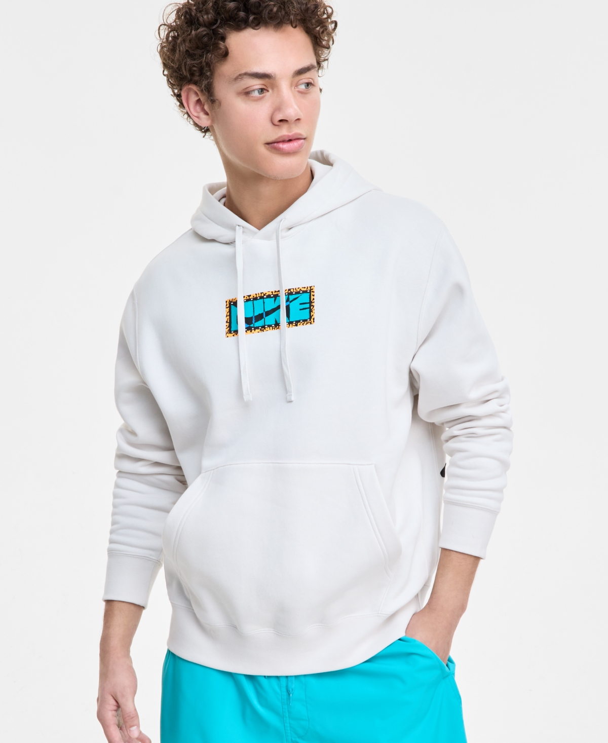 Click here for Mens Club Fleece Pull-Over Logo Hoodie - Phantom prices