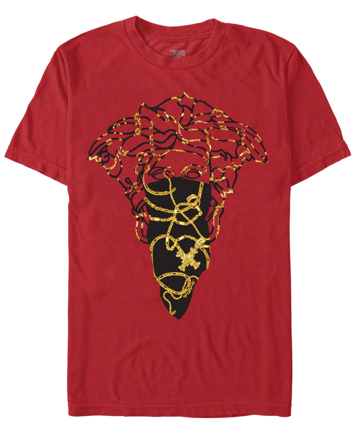 Click here for Fifth Sun Mens Medusa Short Sleeve T-Shirt - Red prices