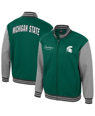 Colosseum Men's Green Michigan State Spartans Ambi-Turner Full-Zip ...