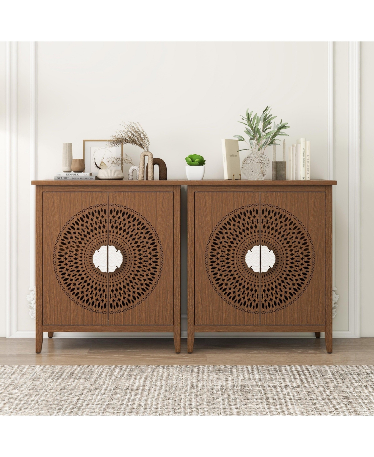 Click here for Storage Cabinet Set of 2 Storage Cabinet with Door... prices