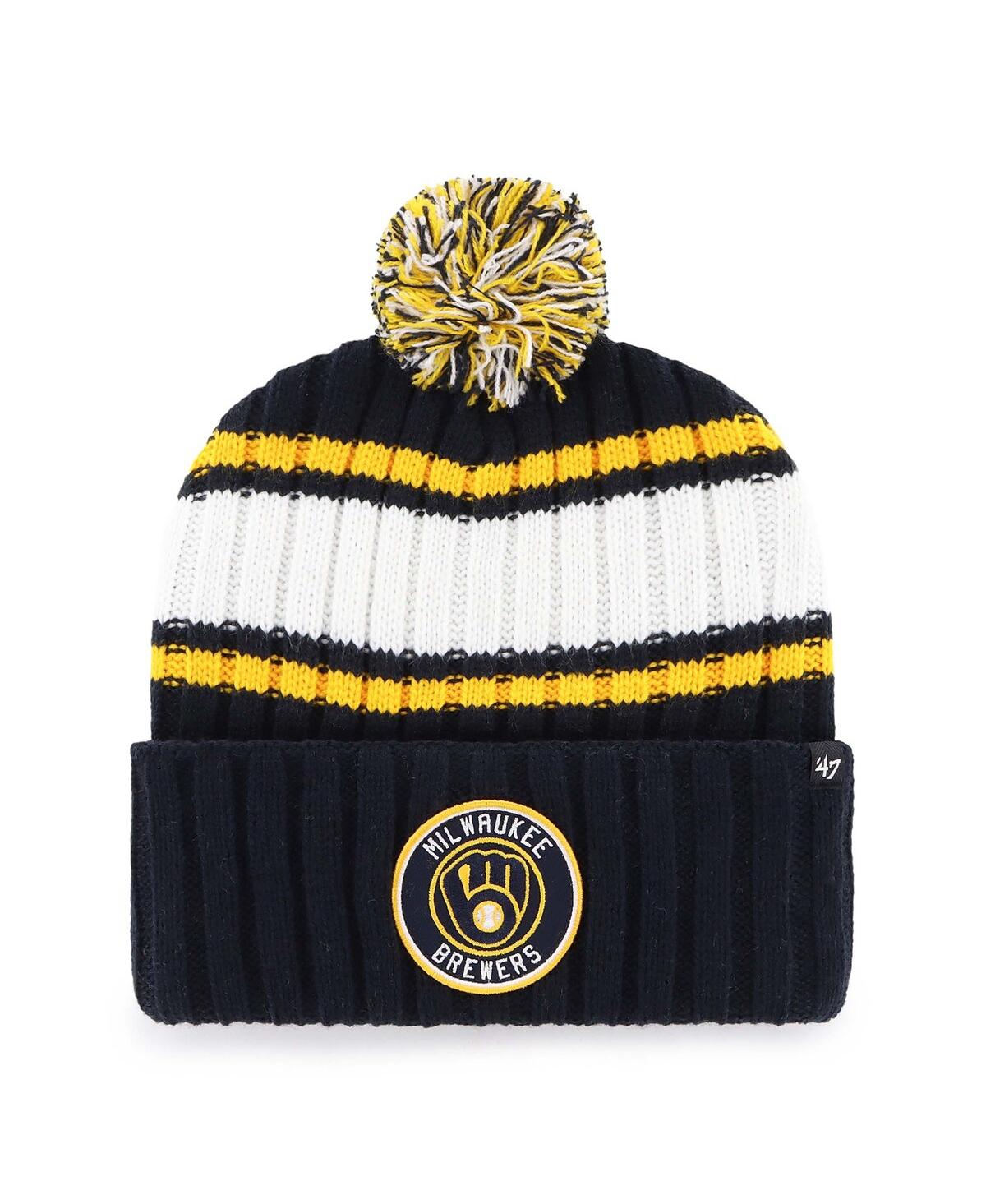 Click here for 47 Brand Mens Navy Milwaukee Brewers Plateau Cuffe... prices