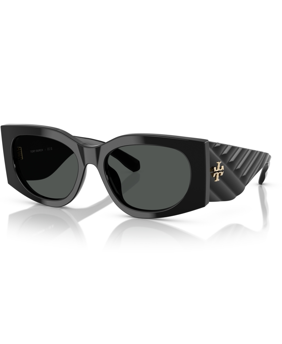 Tory Burch Womens Large Sunglasses  TY7221U - Black