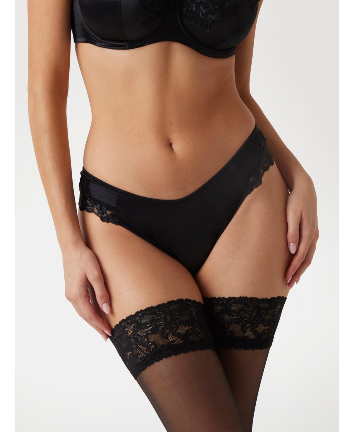 Click here for Tina Brazilian Thong - Black prices