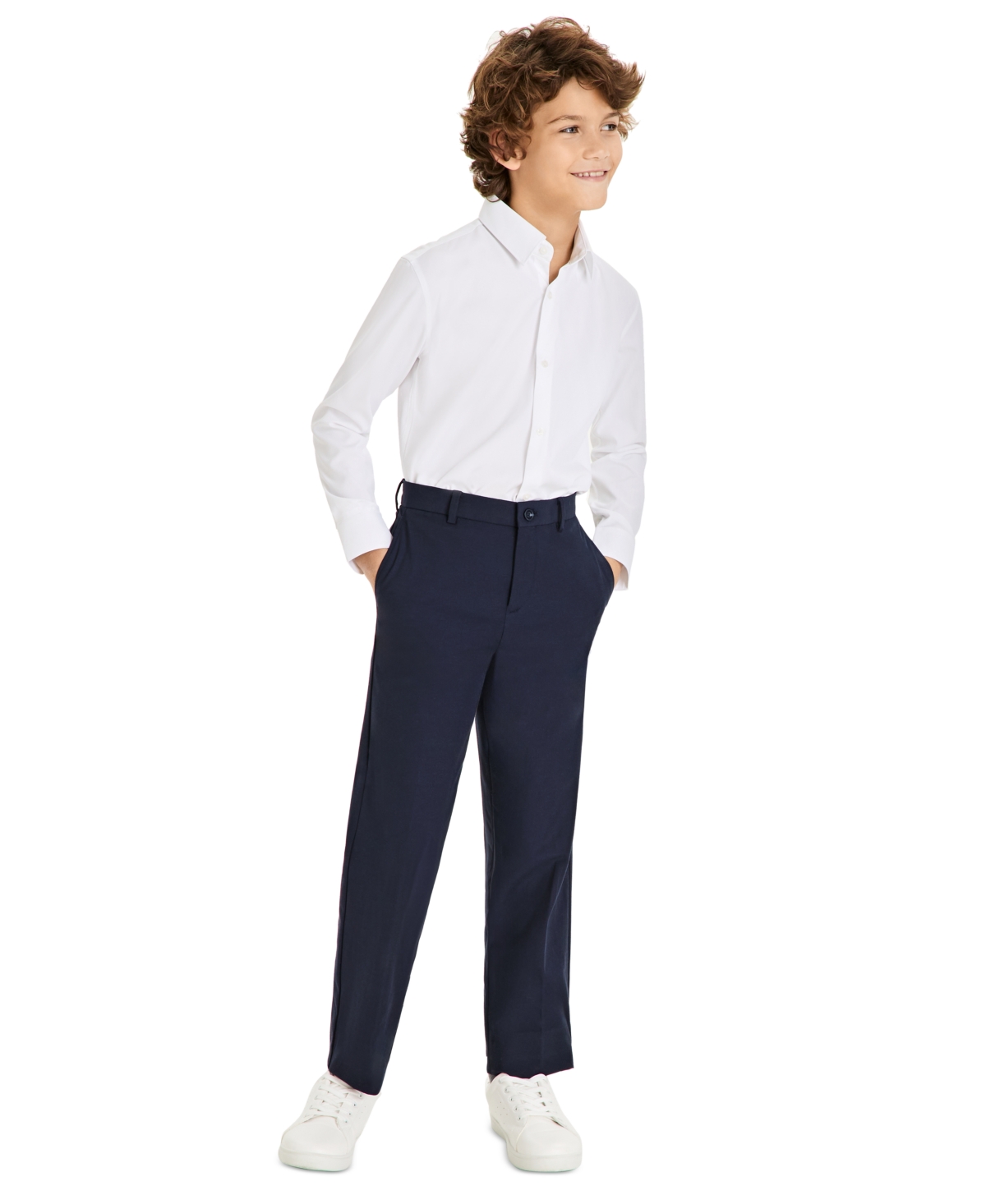 Click here for Michael Kors Big Boys Classic-Fit Stretch Dress Pa... prices