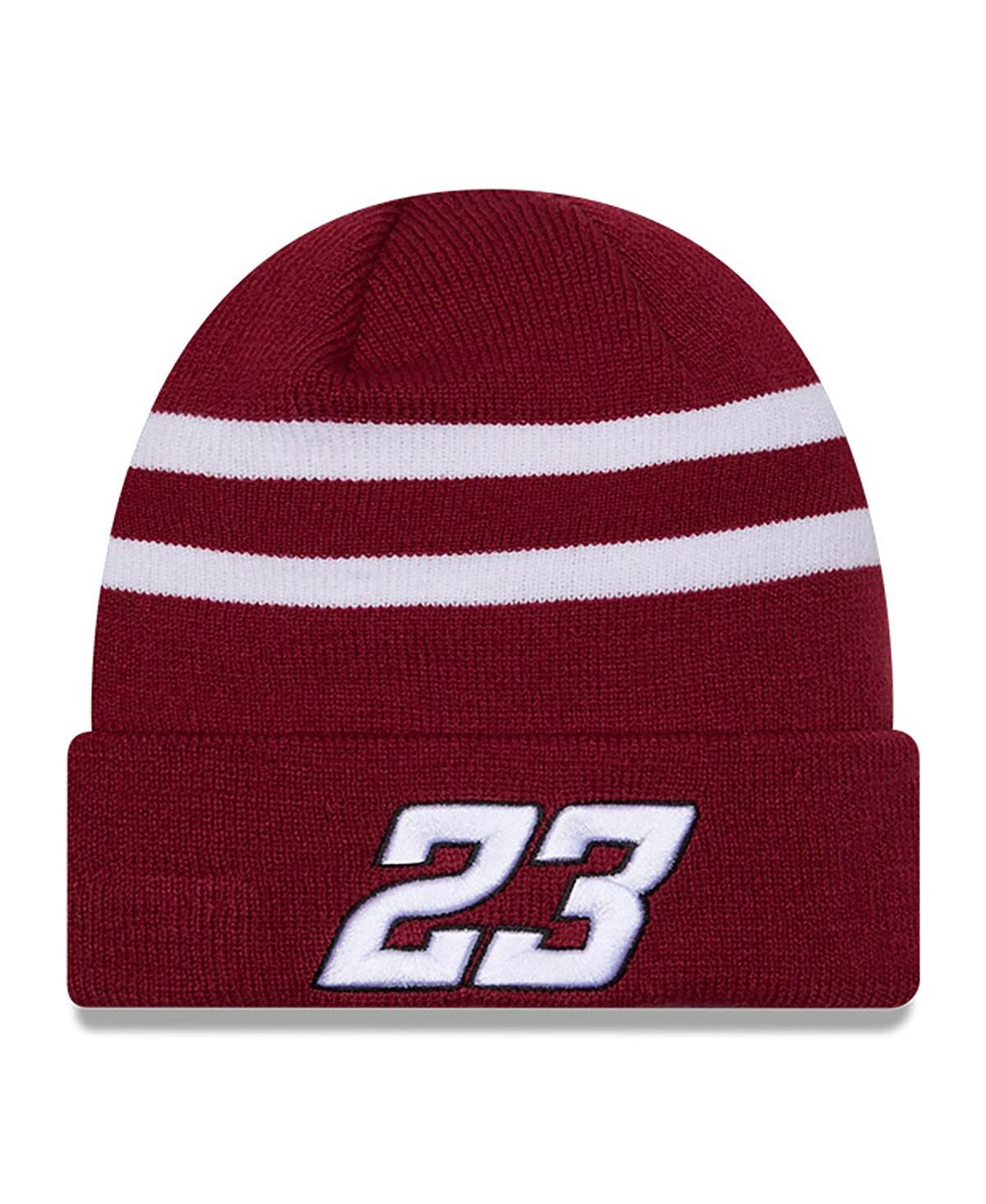 Click here for New Era Mens Cardinal/White Bubba Wallace Cuffed K... prices