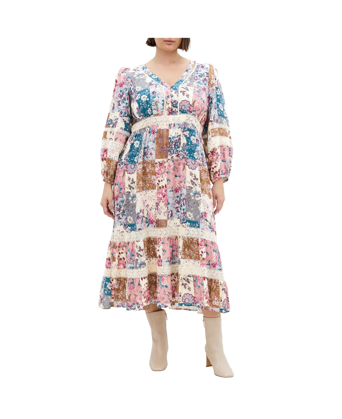 Click here for City Chic Plus Size Florence Dress - Whimsical prices