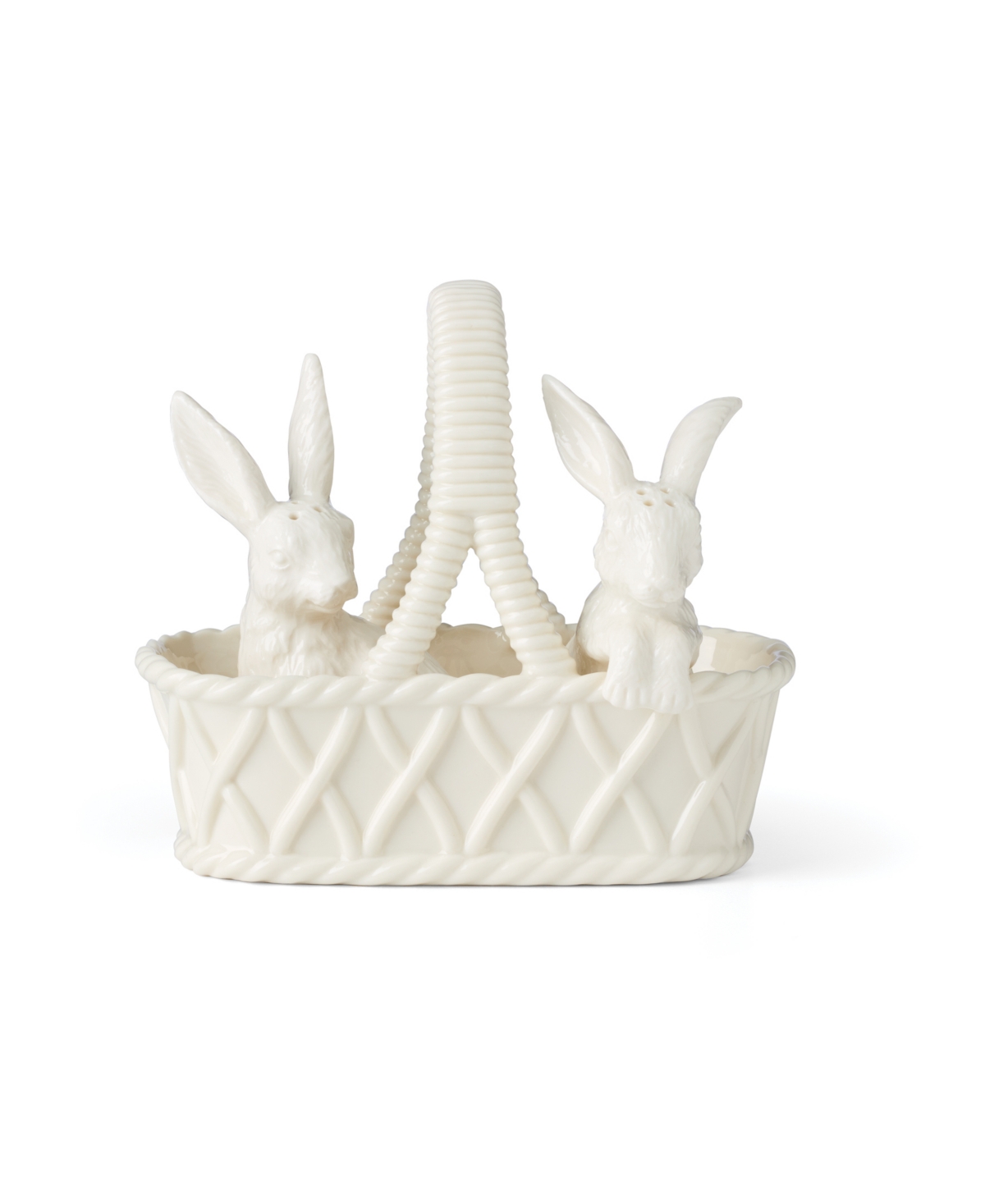 Click here for Lenox Wicker Creek Bunny Salt & Pepper Set - Ivory prices