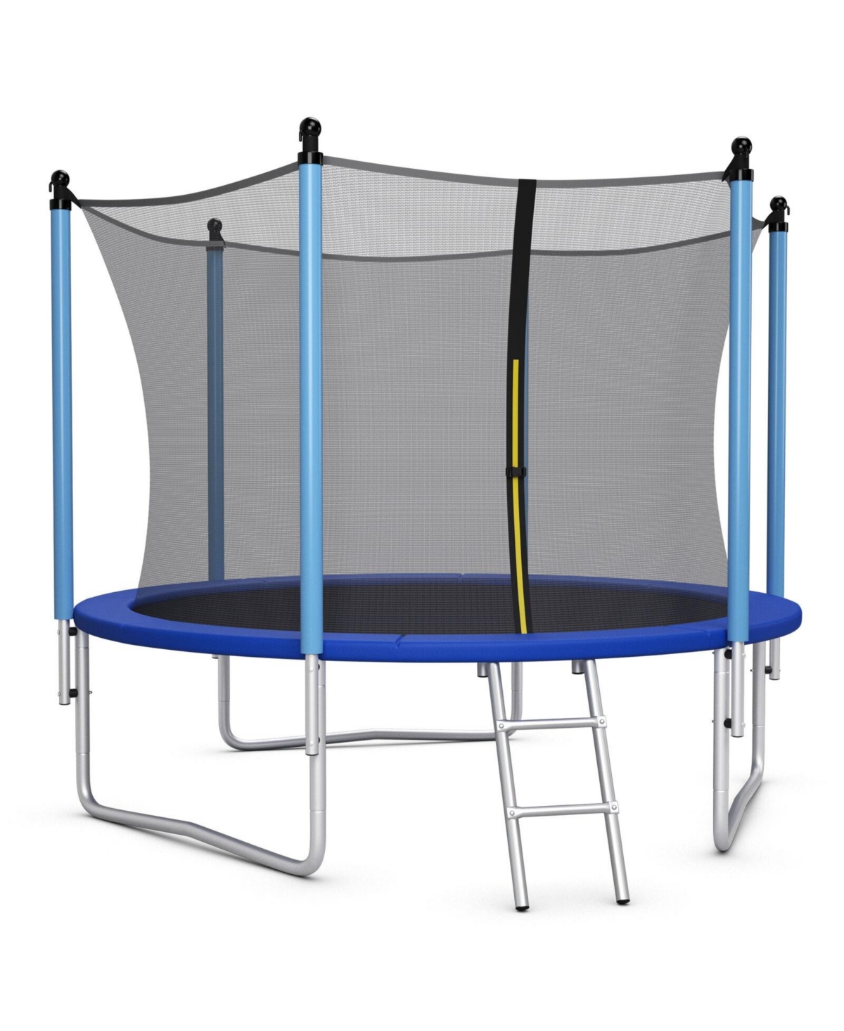 Click here for Outdoor Trampoline with Safety Closure Net - Blue prices