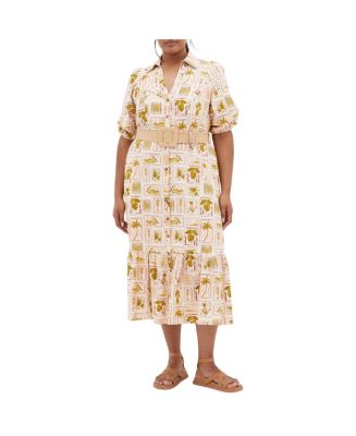 Plus Size Anna Tropics Dress - Macy's