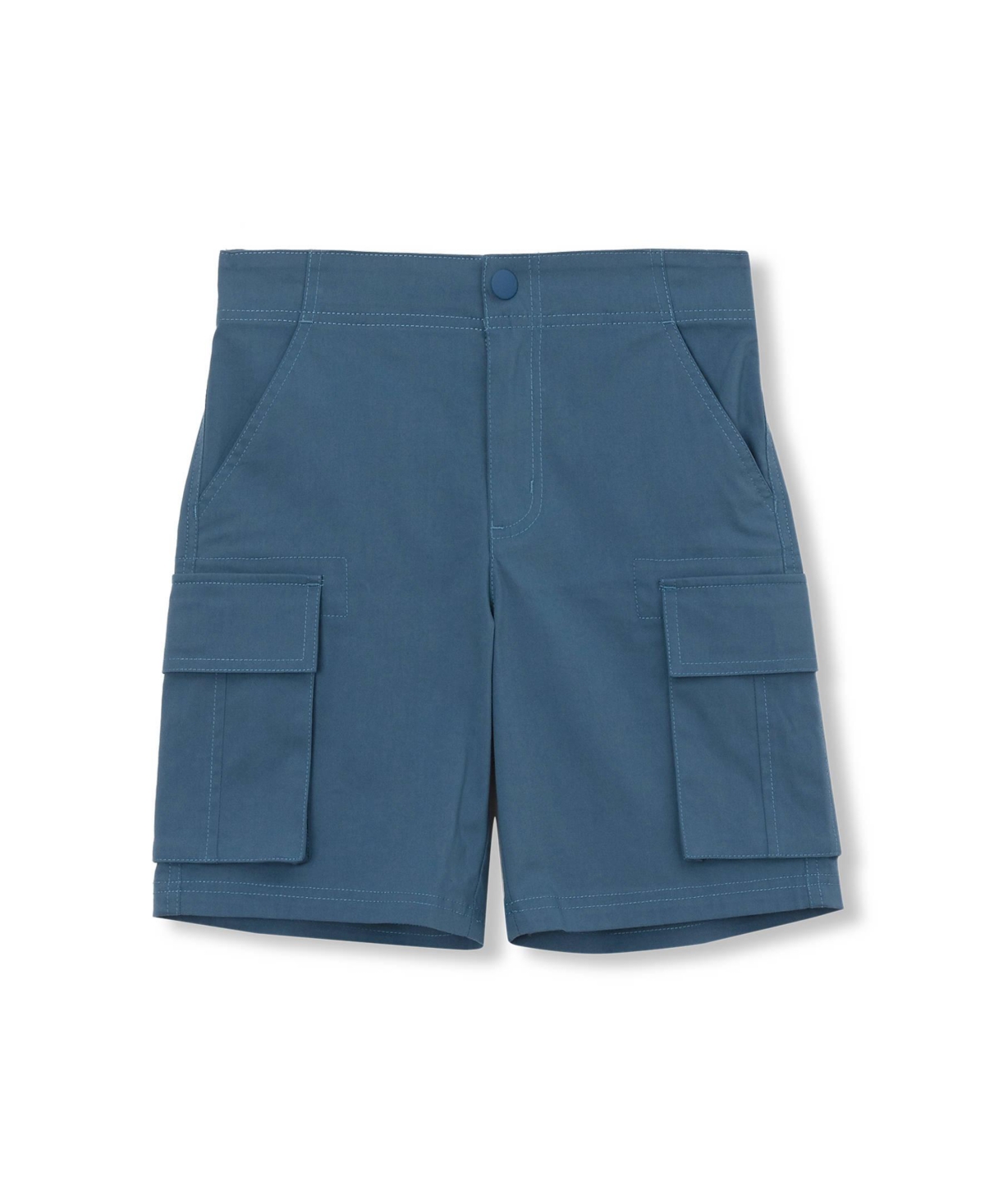 Click here for Lands End Boys Stretch Canvas Cargo Shorts - Dark... prices