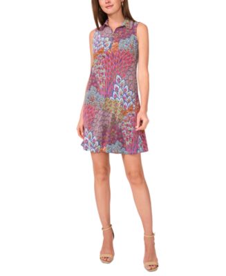 MSK Petite Paisley-Print Shift Dress - Macy's