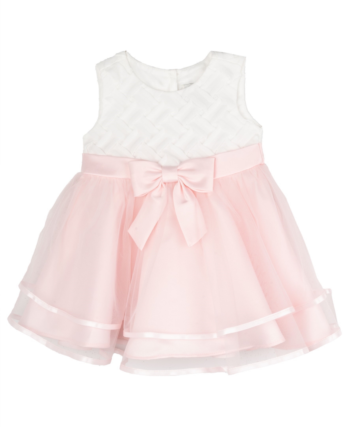 Click here for Rare Editions Baby Girl Two-Tone Basket Weave Soci... prices