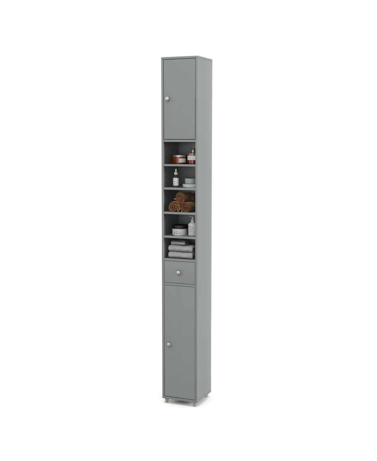 Click here for Freestanding Slim Bathroom Cabinet with Drawer and... prices
