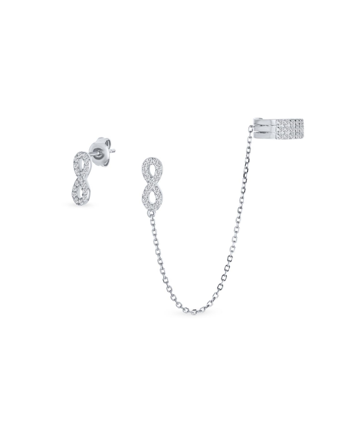 Click here for Bling Jewelry Love Symbol Ear Cuff Cartilage Threa... prices