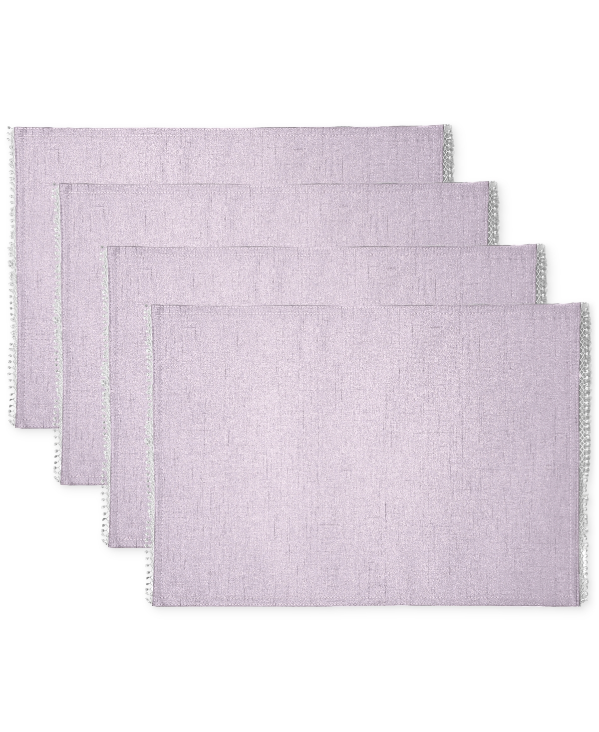 Click here for Lenox French Perle Placemat  Set of 4 - Violet prices