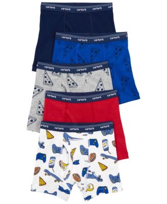 Carter's Little and Big Boys 5-Pack Boxer Briefs Underwear - Macy's