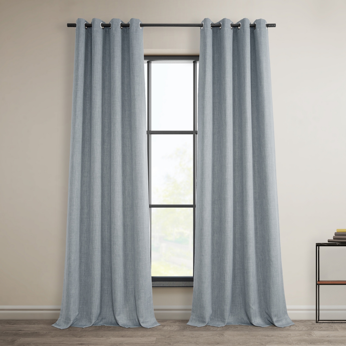 Click here for Half Price Drapes Grommet Textured Faux Linen Room... prices