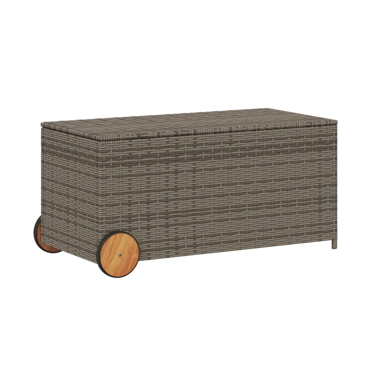 Click here for Garden Storage Box with Wheels Gray 50.2 Gal Poly... prices