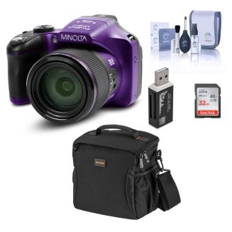 Minolta MN67Z 20MP Full HD Wi-Fi Bridge Camera with 67x Optical Zoom ...