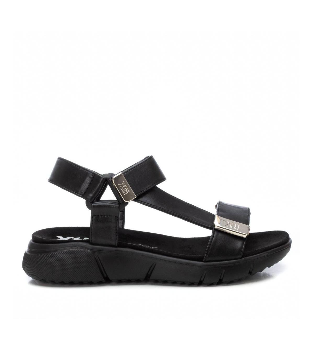 Click here for Xti Womens Casual Sandals - Black prices