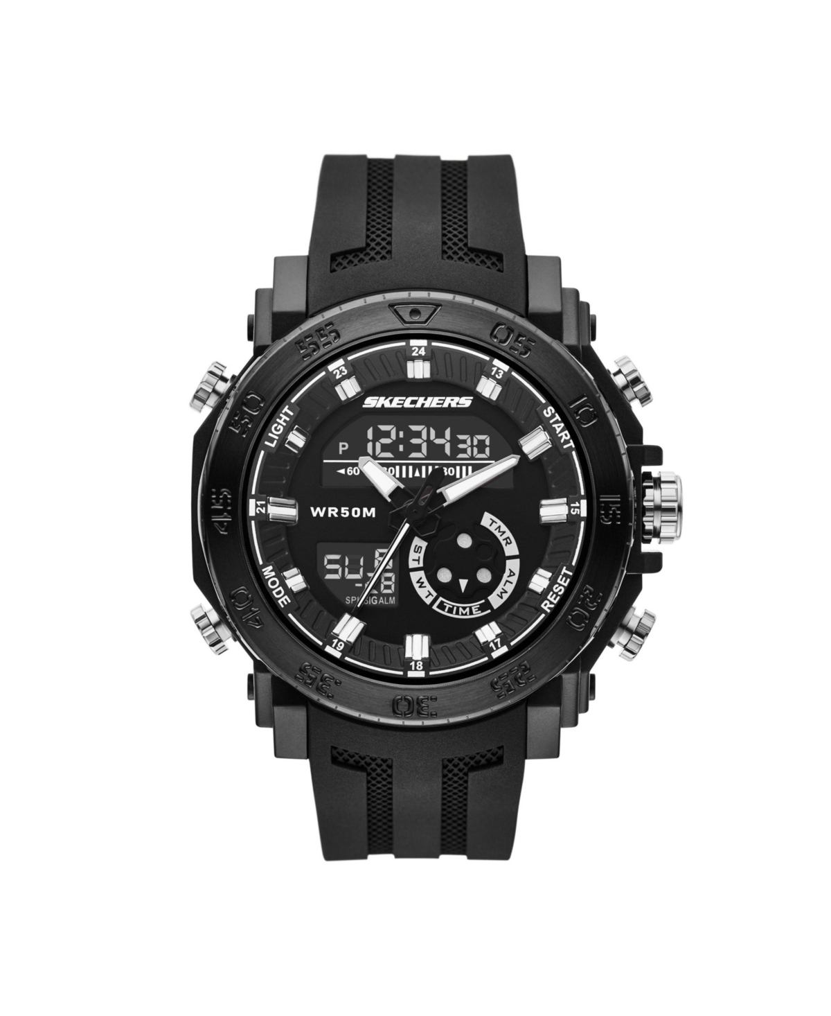 Click here for Skechers Mens Ridgeland Analog-Digital  Black Poly... prices