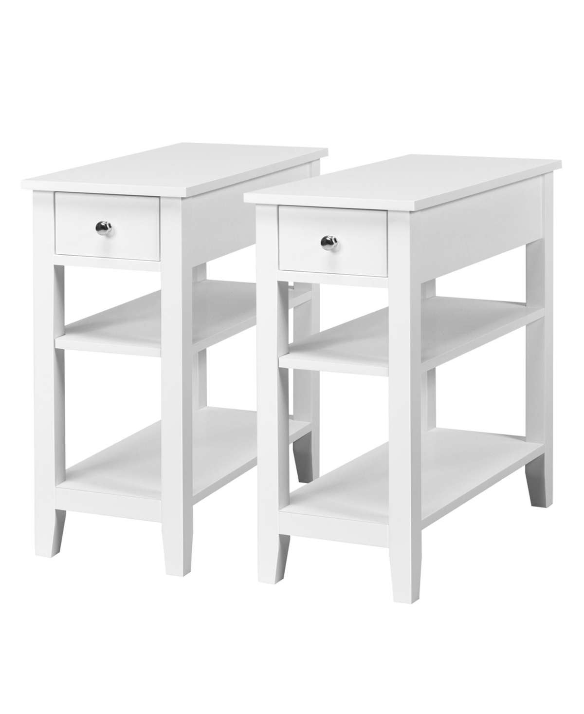 Click here for Gymax Set of 2 3Tier Nightstand Bedside Side End T... prices