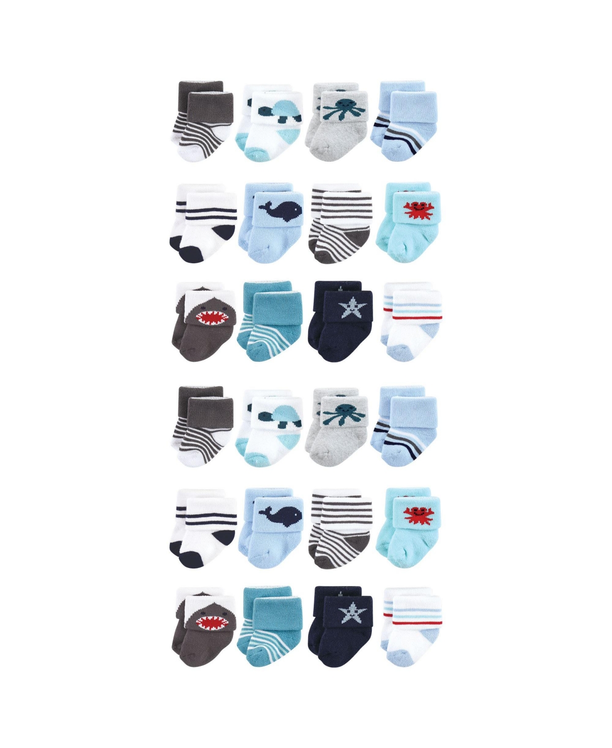 Click here for Hudson Baby Baby Boys Hudson 24-Pack Comfort Terry... prices