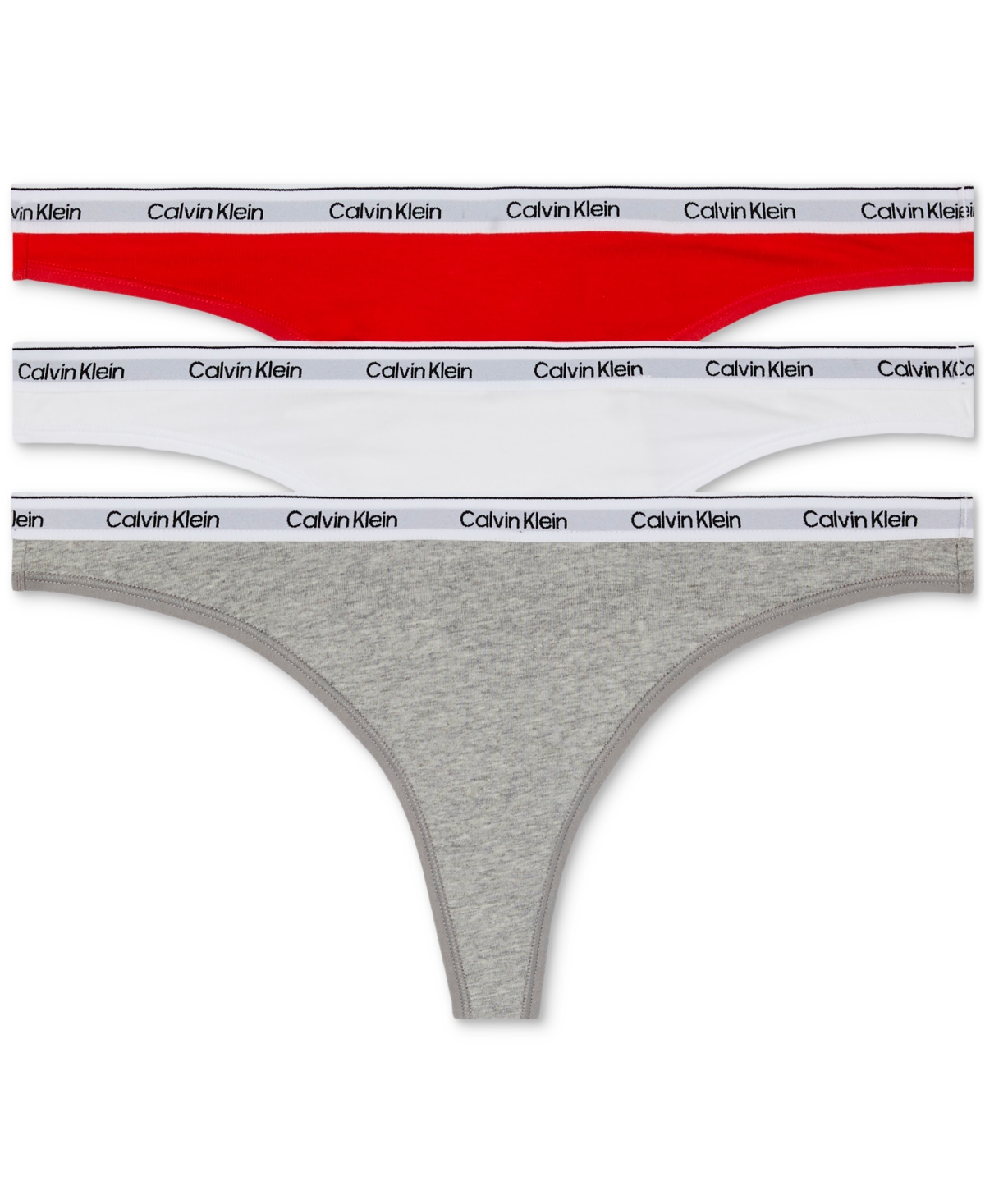 Click here for Calvin Klein Womens Modern Logo 3-Pack Thong Under... prices