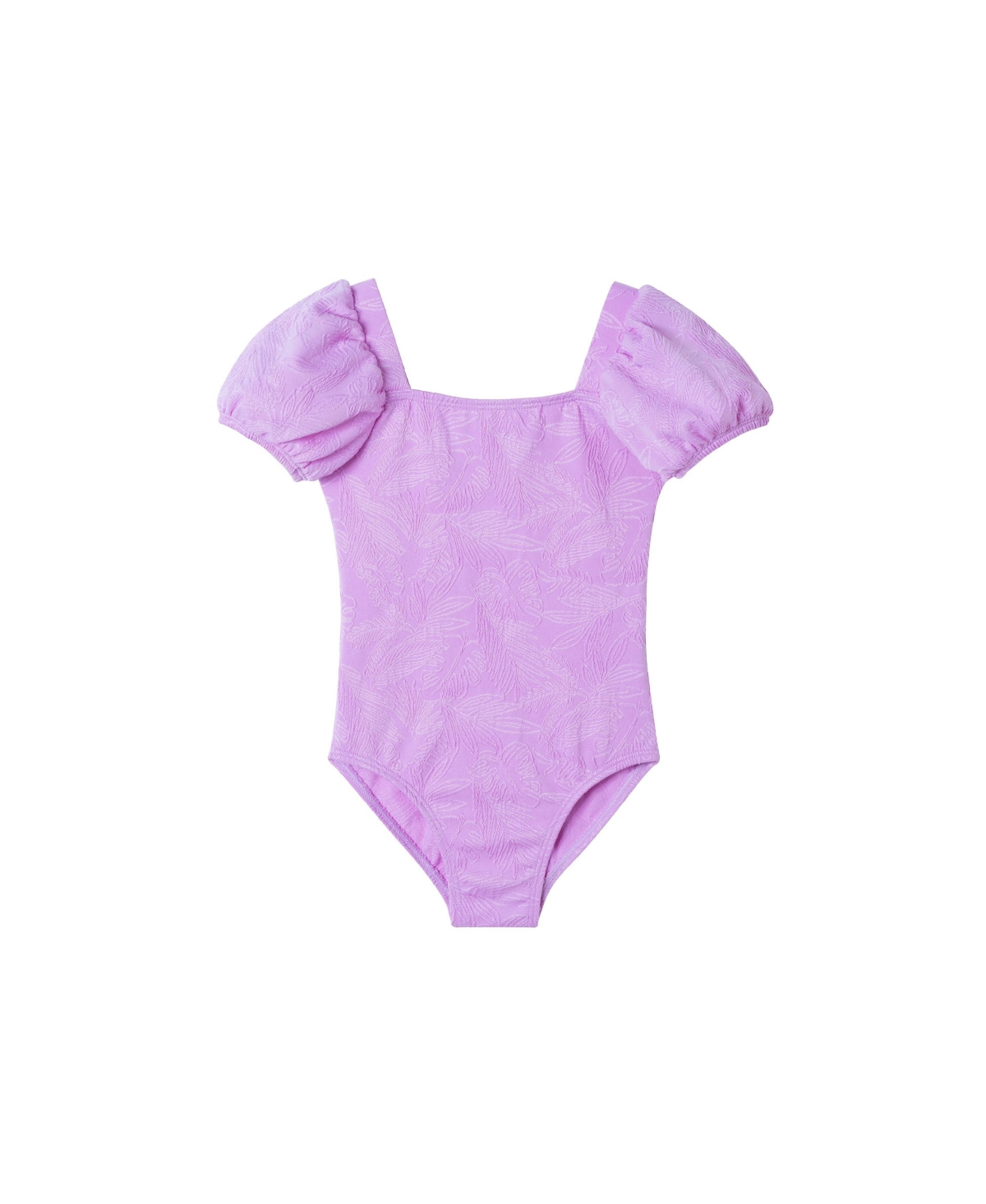 Click here for Toddler/Child Girls Palm Leaf Embossed Puff Sleeve... prices