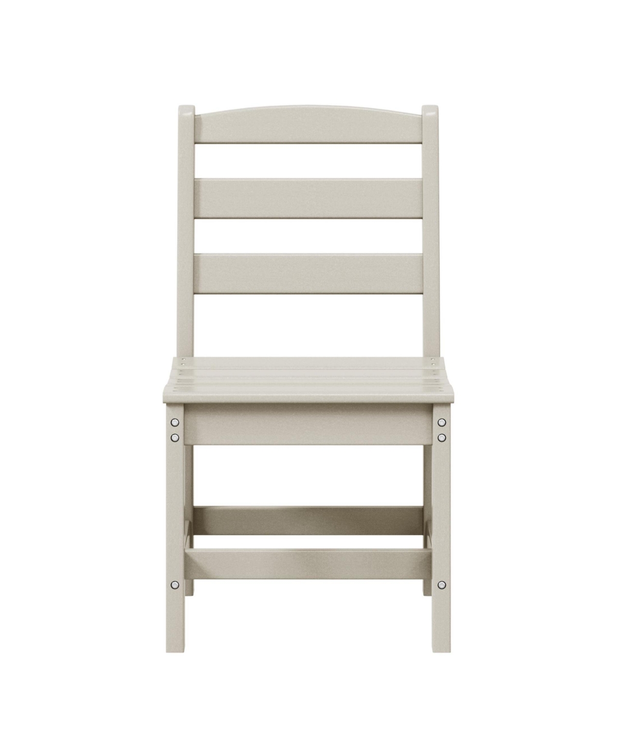 Click here for Outdoor Hdpe Patio Classic Armless Dining Side Cha... prices