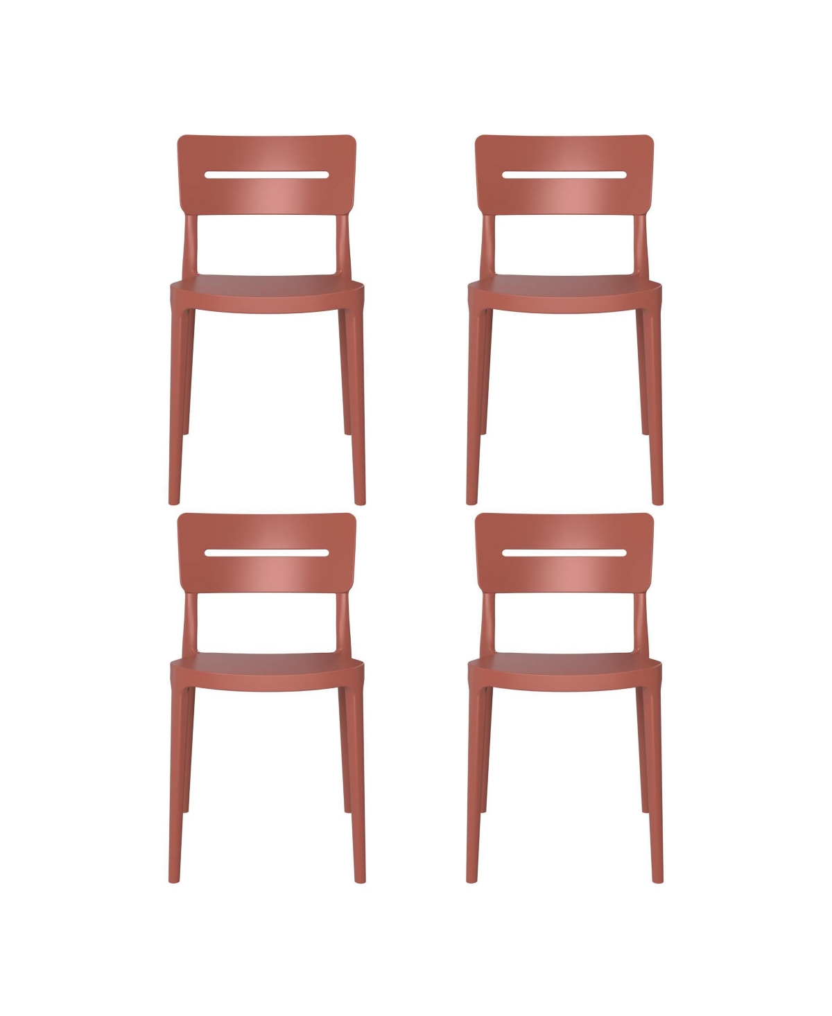 Click here for Outdoor Modern Stackable Plastic Patio Dining Chai... prices