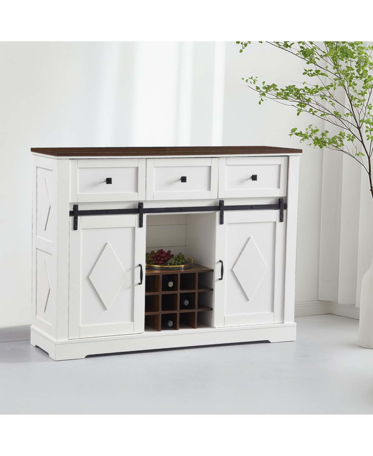 Click here for Streamdale Farmhouse Buffet Cabinet with 2 Doors... prices