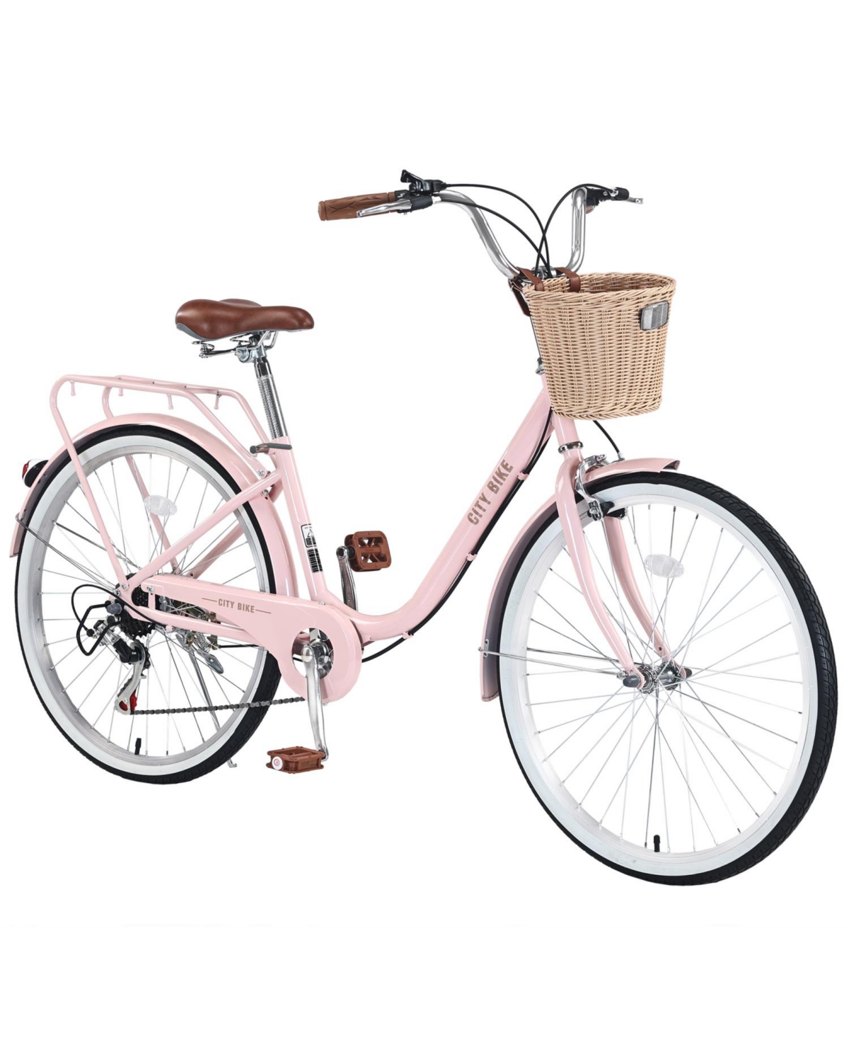 Click here for Streamdale 7 Speed City Bike With Basket  Steel Fr... prices