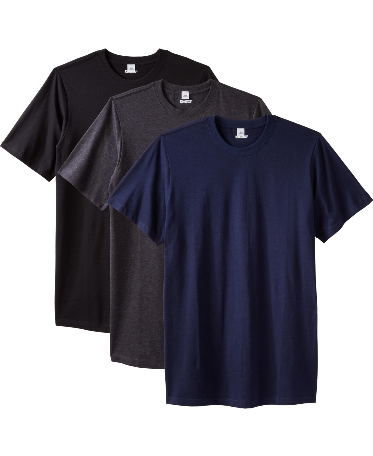 Click here for KingSize Big & Tall 5-Pack Cotton Crewneck Undersh... prices