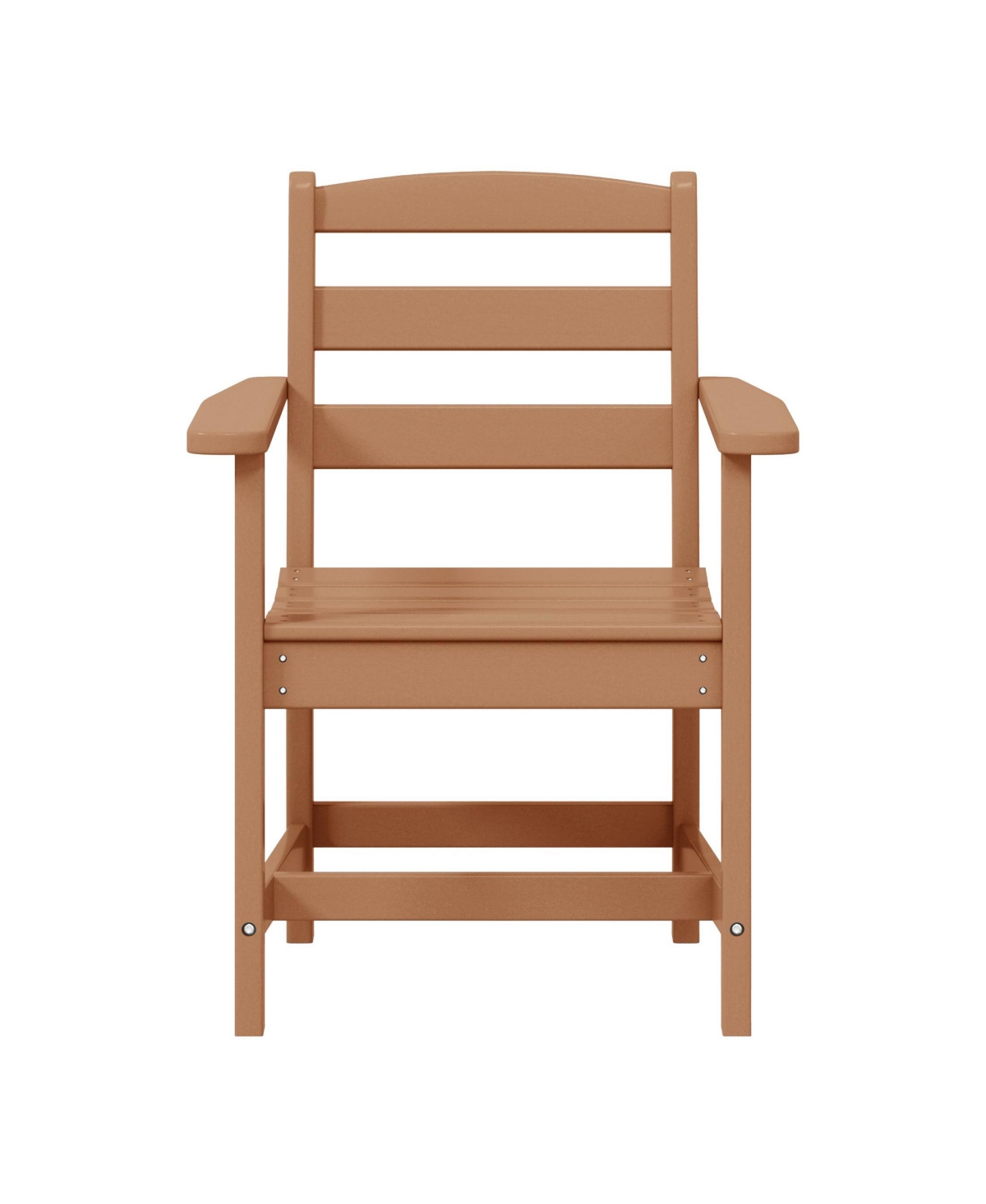 Click here for Outdoor Hdpe Patio Classic Dining Arm Chair - Teak prices