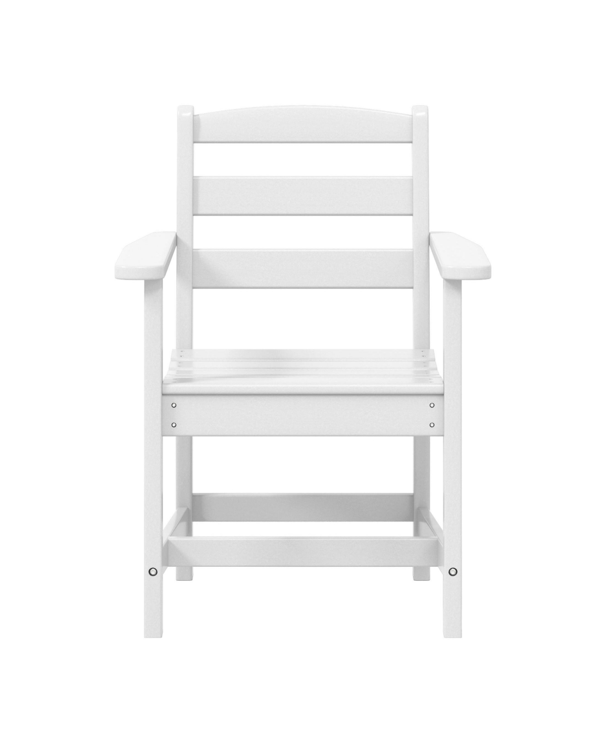 Click here for Outdoor Hdpe Patio Classic Dining Arm Chair - Whit... prices