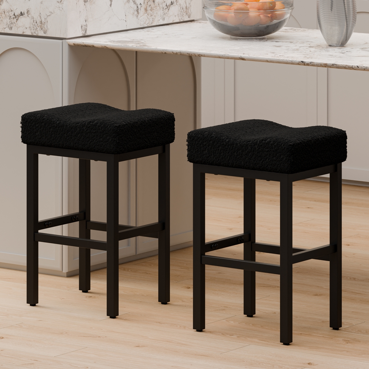 Click here for Dyhome Counter Height Bar Stools Set of 2  27 Inch... prices