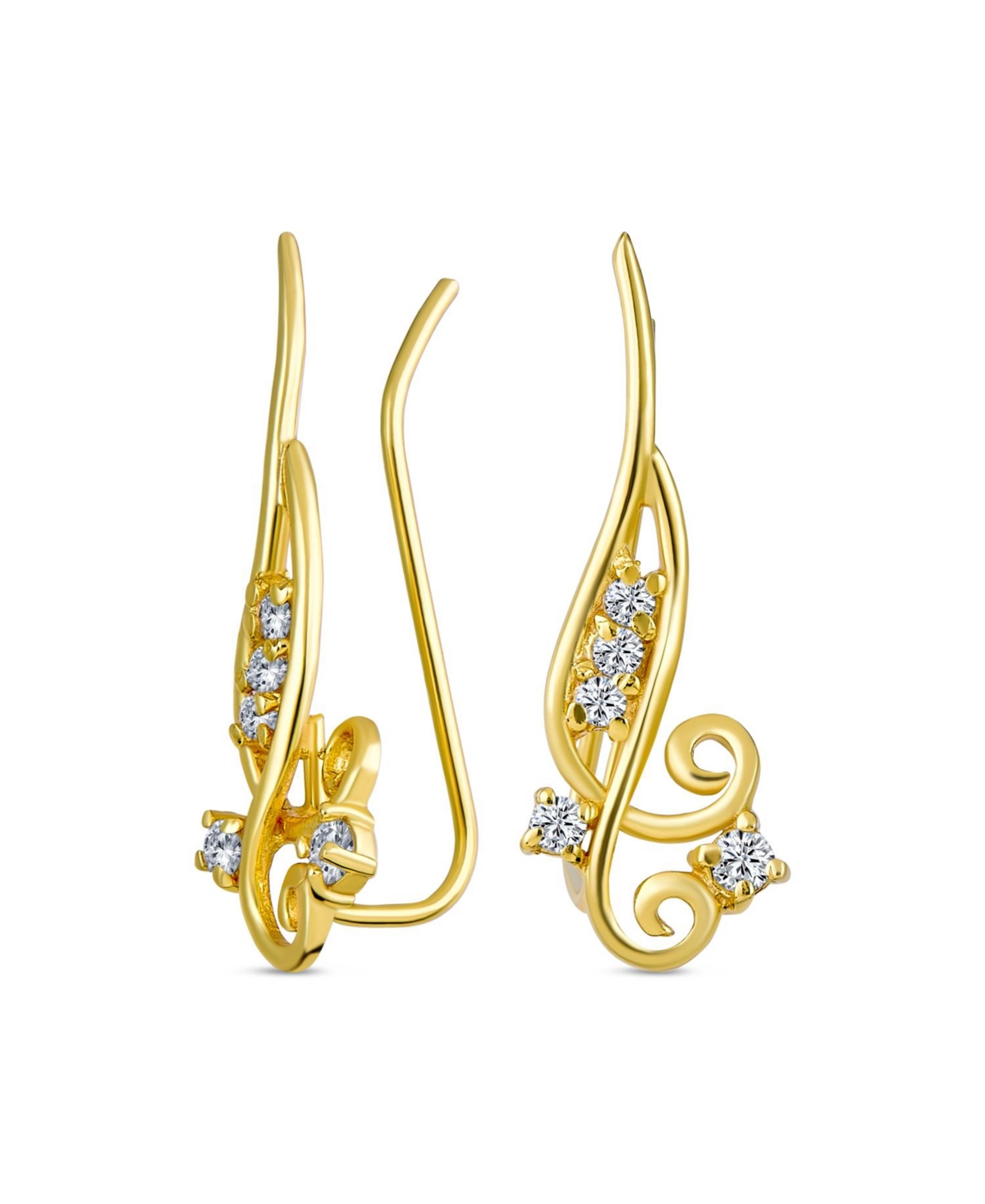 Click here for Bling Jewelry Trendy Scroll Swirl Ear Cuff Cartila... prices