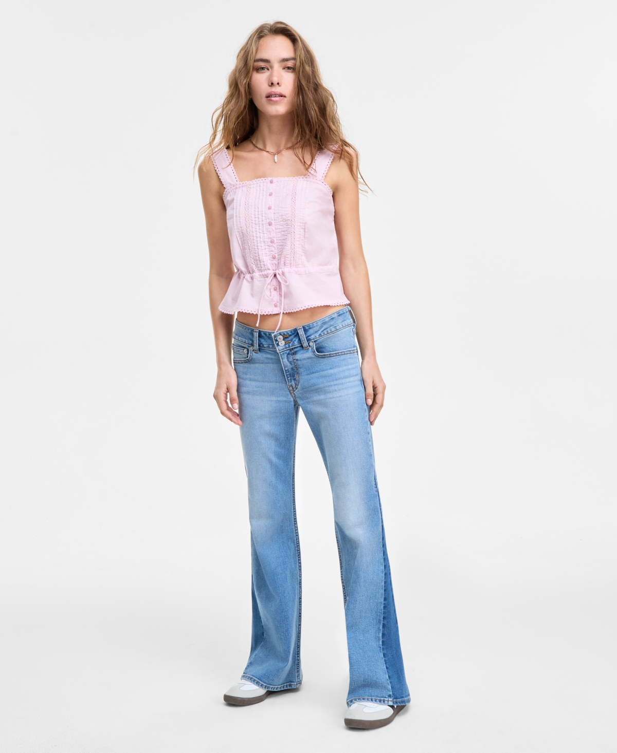 Click here for Levis Womens Superlow Flare-Leg Jeans - Rough Shot prices