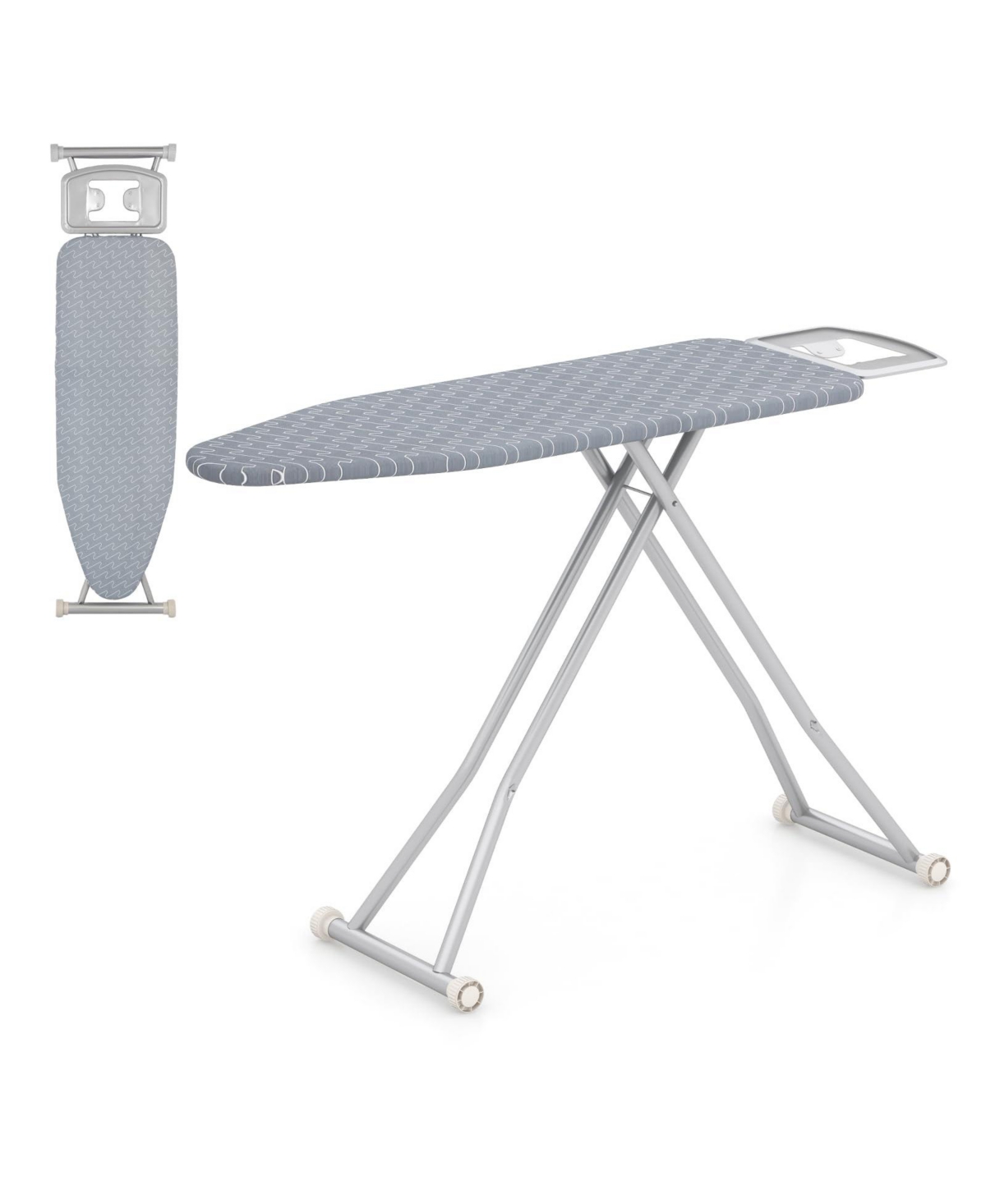 Click here for Ironing Board with Iron Rest and Removable Silver prices