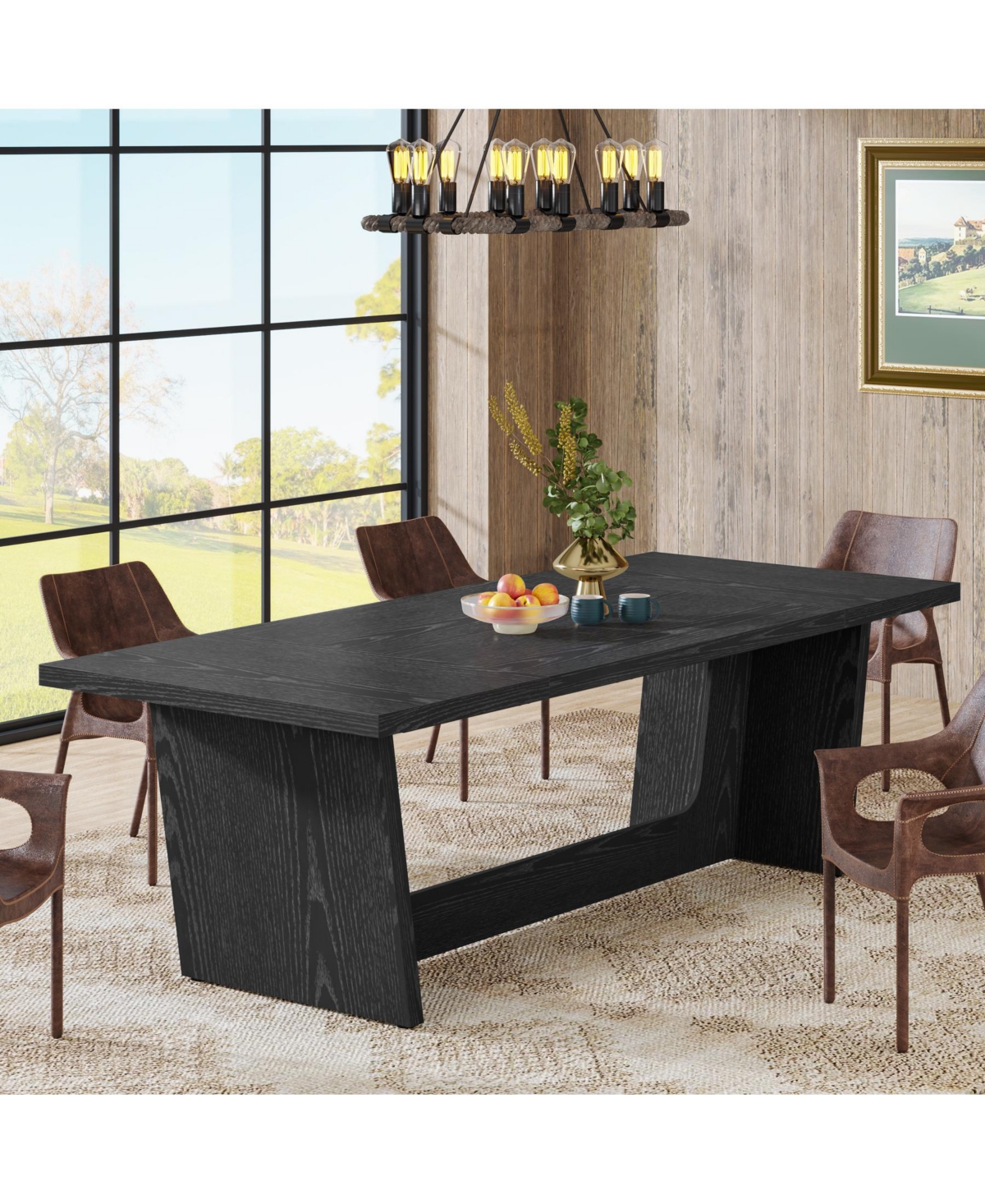 Click here for Tribesigns 70.87-Inch Dining Room Table for 6-8 Pe... prices