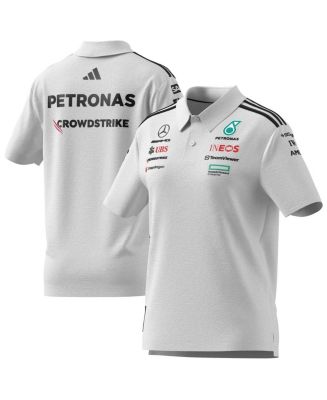 Adidas Women's White Mercedes-AMG Petronas F1 Team Wear Top - Macy's